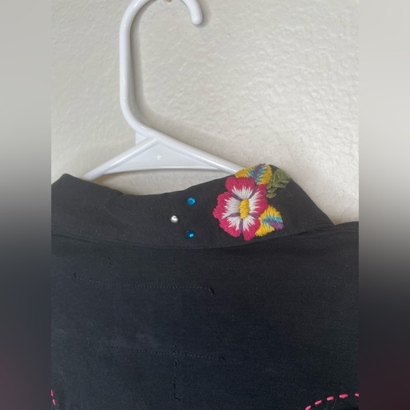 Double D Ranch | Tops | Double D Ranch Embroidered Rodeo Button Up ...